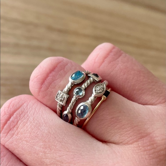 David Yurman | Jewelry | David Yurman Blue Confetti Ring | Poshmark